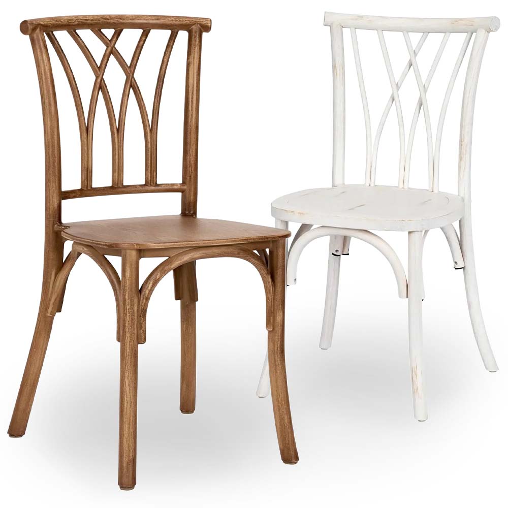 Cross Back Chairs - Elegant Seating Solutions | Chivari