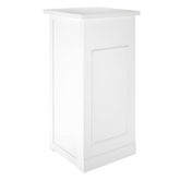 24" x 24" White Bar Post with HPL Top for Bar Setups and Displays