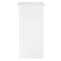 24" x 24" White Bar Post with HPL Top for Bar Setups and Displays