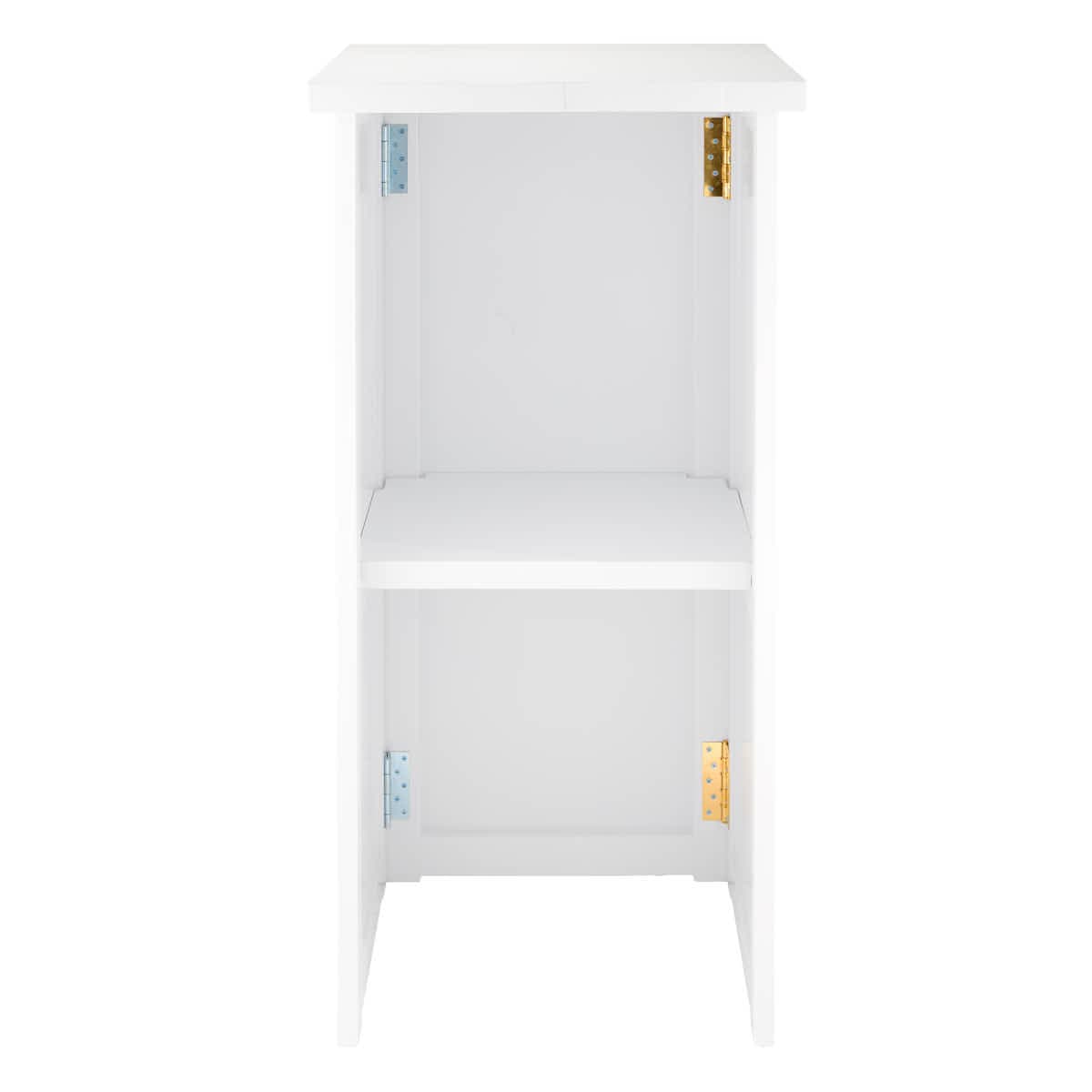 24" x 24" White Bar Post with HPL Top for Bar Setups and Displays
