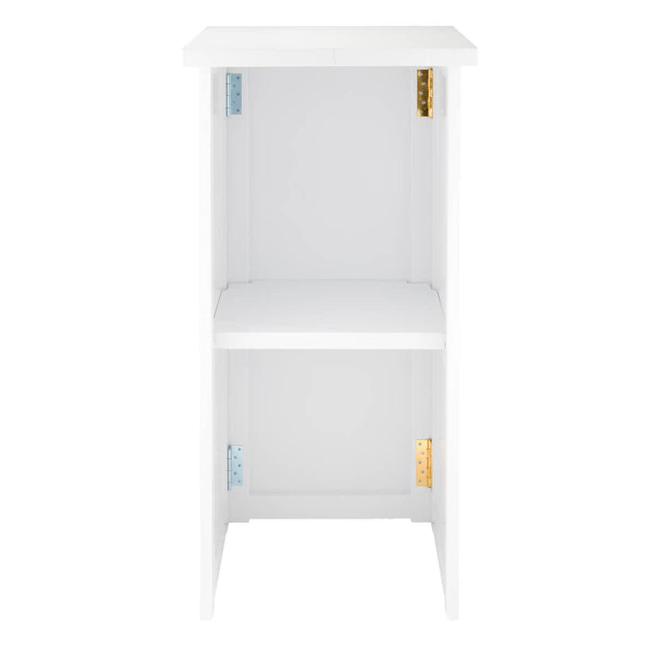 24" x 24" White Bar Post with HPL Top for Bar Setups and Displays