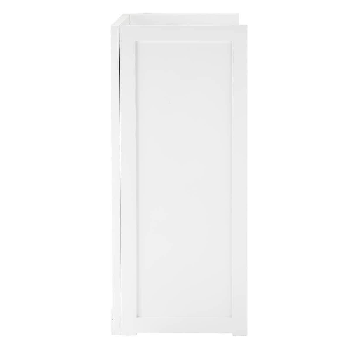 24" x 24" White Bar Post with HPL Top for Bar Setups and Displays