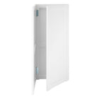24" x 24" White Bar Post with HPL Top for Bar Setups and Displays