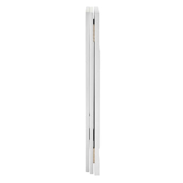 24" x 24" White Bar Post with HPL Top for Bar Setups and Displays