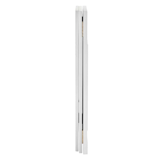 24" x 24" White Bar Post with HPL Top for Bar Setups and Displays