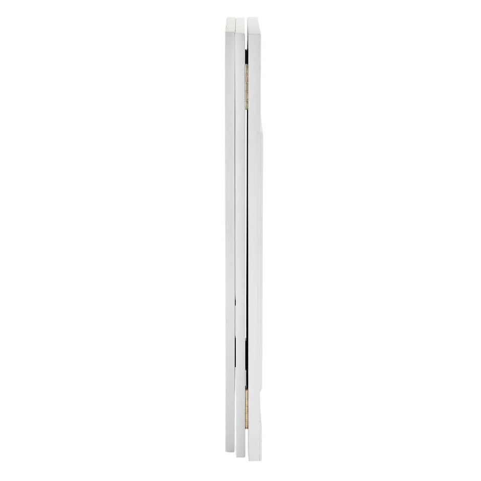 24" x 24" White Bar Post with HPL Top for Bar Setups and Displays