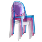 Blue Resin Kids Victoria Ghost Chair