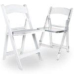 Plastic Folding Chairs - Stackable, Weather-Resistant | Chivari
