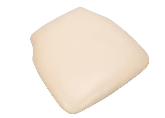 Ivory 1.75" Vinyl Panel Back Chiavari Cushion with SlipNot™ Technology