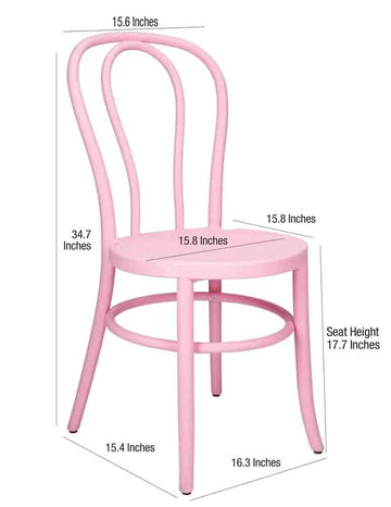 Party Pink Resin Bentwood Festive Chair