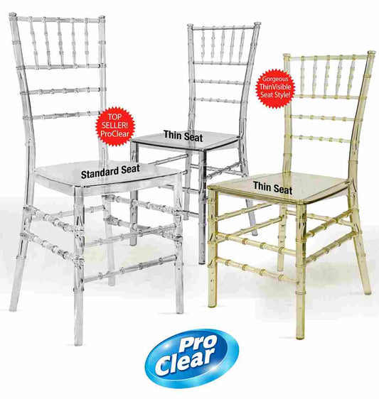 Clear Resin ProClear™ Chiavari Chair