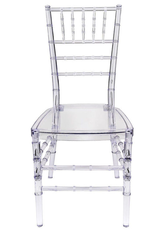 40 Chair Pack Clear Resin ProClear™ Chiavari Chair