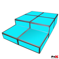 PROX XSA-2X2-8 Lumo Stage Acrylic Stage 2'x2'x8" Platform Cube Light B